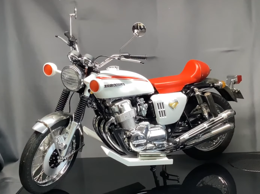 ワイルド7 飛葉ちゃん仕様 デアゴスティーニ1/4スケール CB750 FOUR 真改造 | 4Vものづくり工房